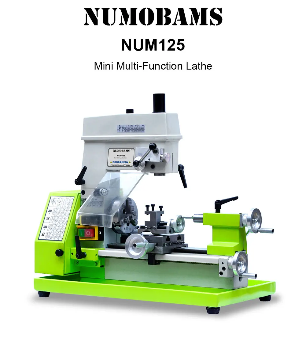 NUMOBAMS NU125 Mini Watch Making Machine 2 in1 Multi Function Lathe ...