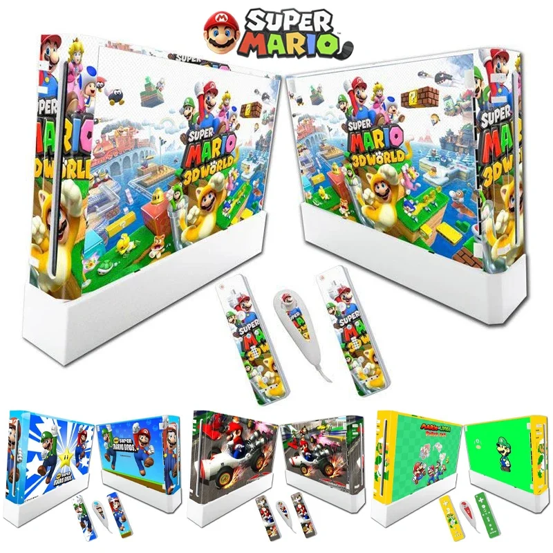 Super-Mario-Bros-WII-PVC-Colorful-Skin-Sticker-Decal-Cover-for-Nintendo ...