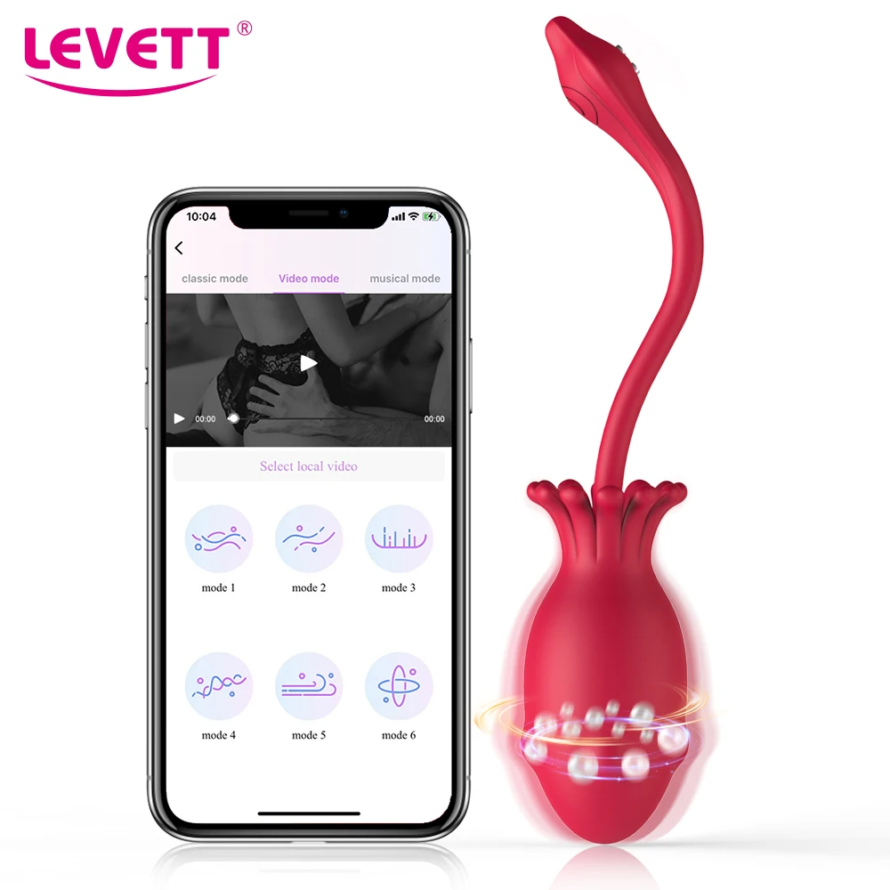 APP-Remote-Egg-Vibrator-360-Degree-Rotating-Vaginal-Balls-Kegel-Dildo-Vibrator-G-Spot-Clitoris ...