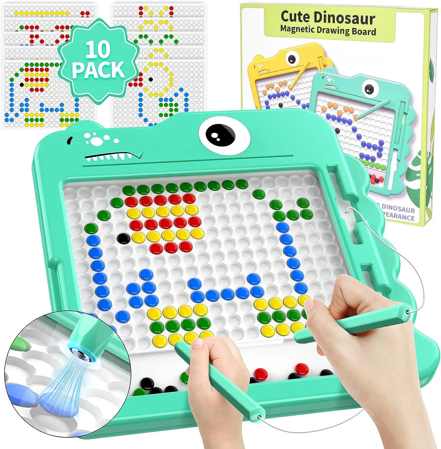 Magnetic-Drawing-Board-for-Kids-Large-Doodle-Board-with-Magnetic-Pen ...
