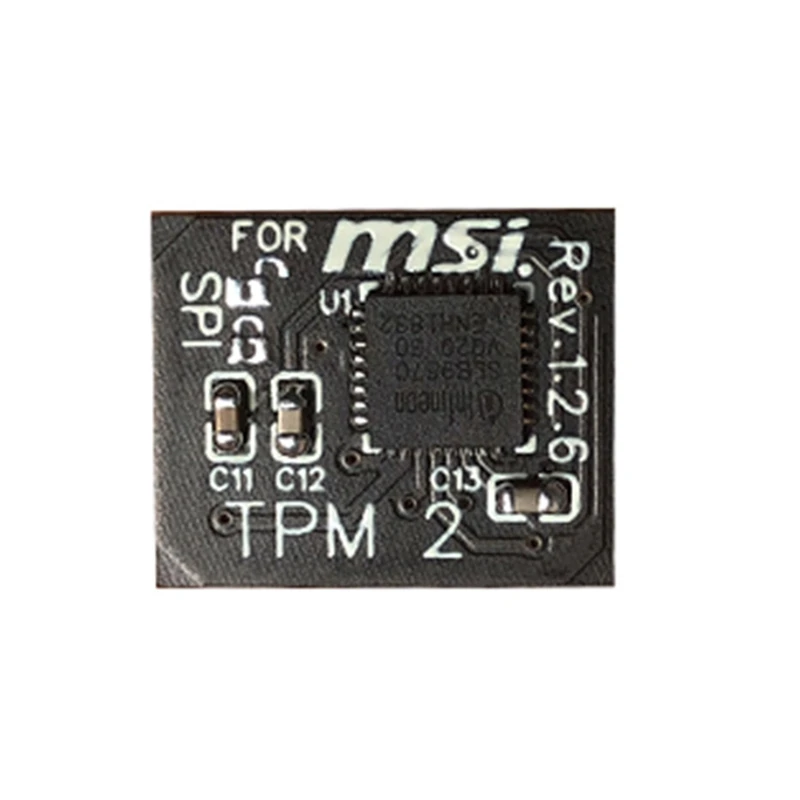 Tpm 2.0 Encryption Security Module Remote Card 12 Pin Spi Tpm2.0 ...