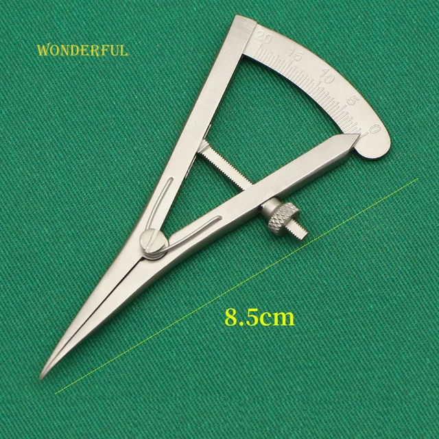 1pcs Castroviejo Calipers Eyelid Caliper Dental Surgical Instrument ...