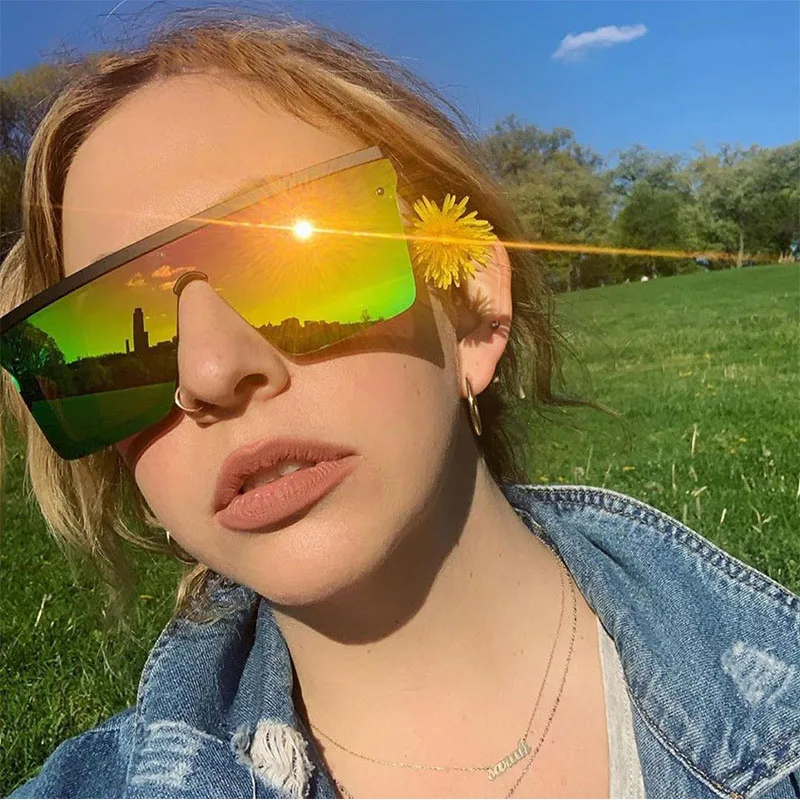 DYTYMJ-Oversized-Mirror-Sunglasses-Women-Vintage-Big-Frame-Square-Sun ...