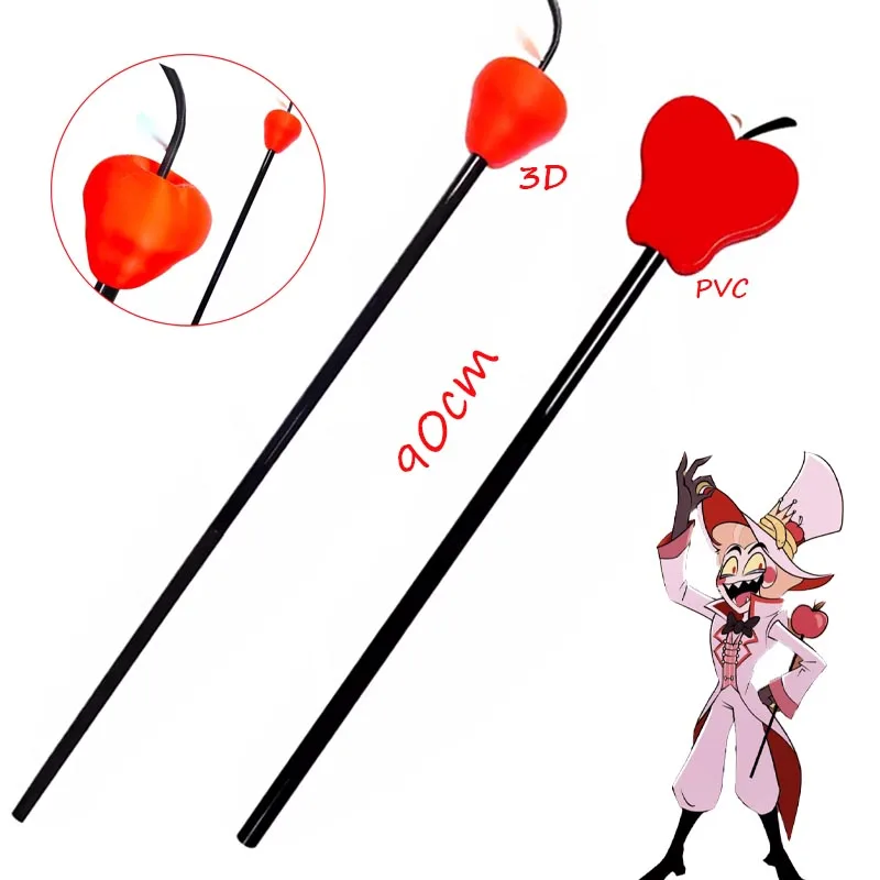 Anime-Hazbin-Lucifer-Morningstar-Hotel-accesorios-de-ca-a-de-Pvc-3D ...