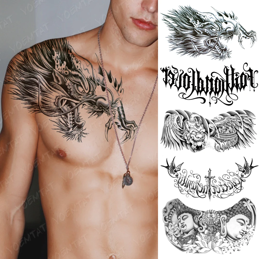 Dragon Tattoos For Men Chest