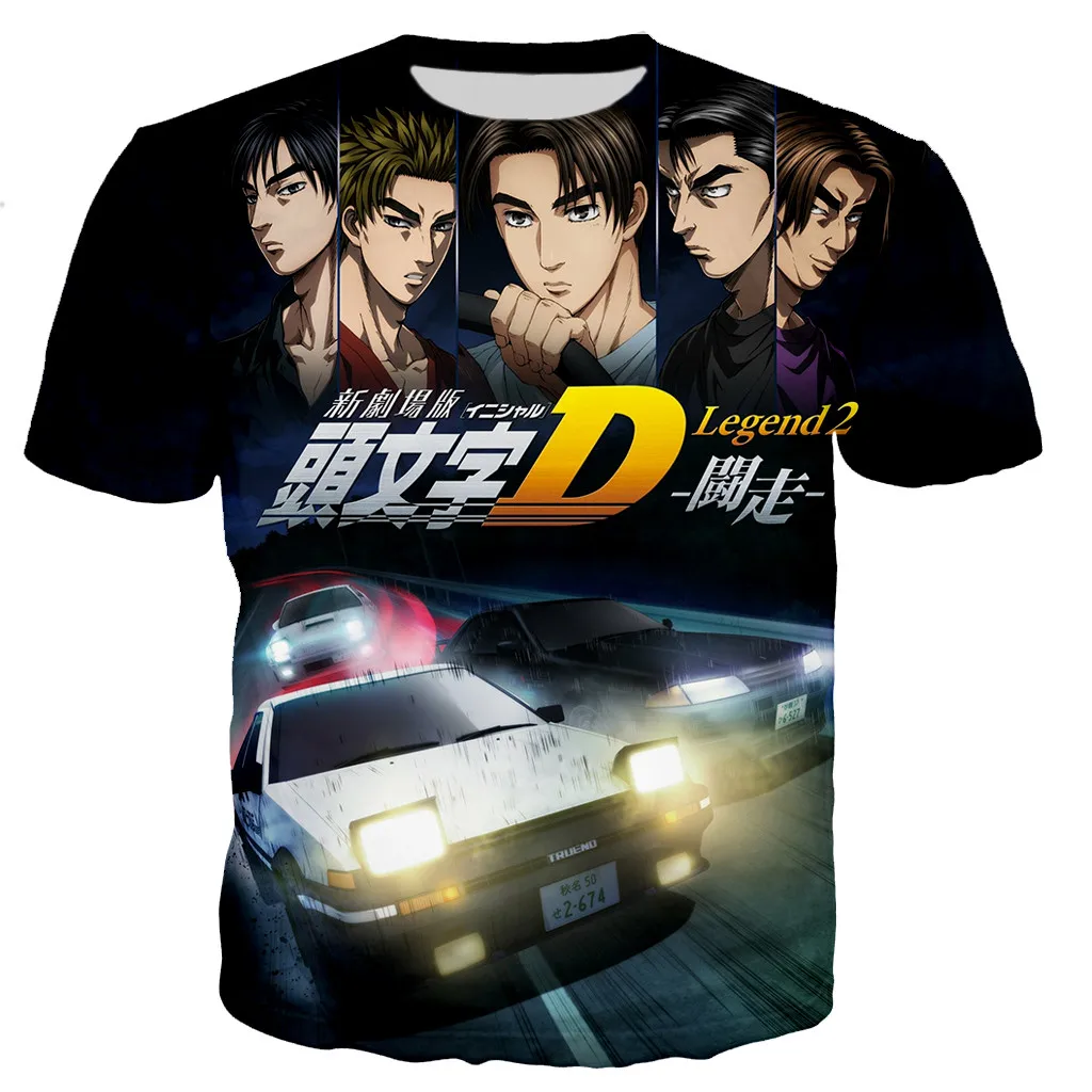 New-Movie-Initial-D-T-Shirts-Men-women-3D-Initial-D-Printed-T-shirt ...