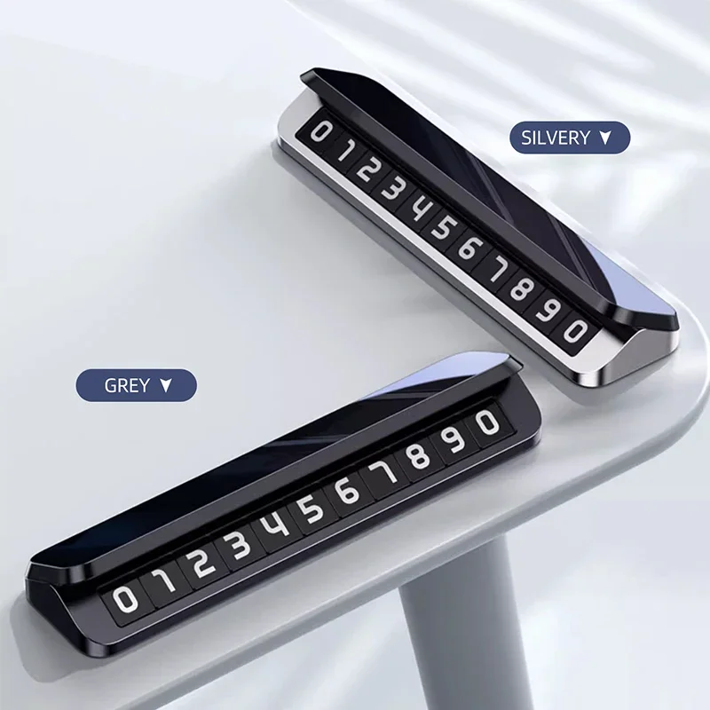 Car-Temporary-Parking-Sticker-Phone-Number-Card-Plate-for-mercedes-benz ...
