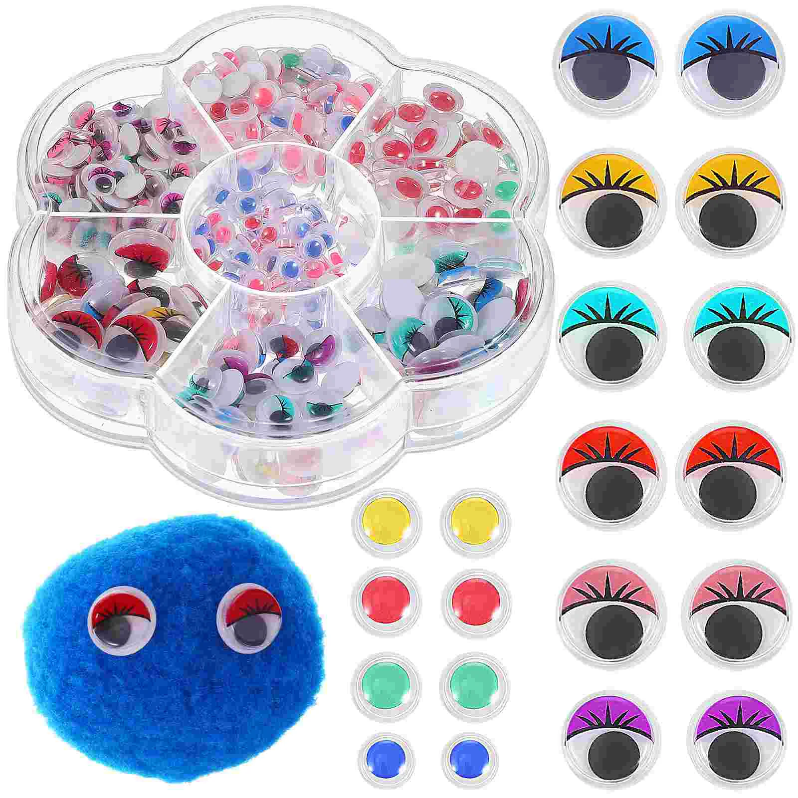 600-Pcs-Moving-Eyes-Animal-DIY-Diy-Googly-Eyes-With-Eyelashes-Small ...