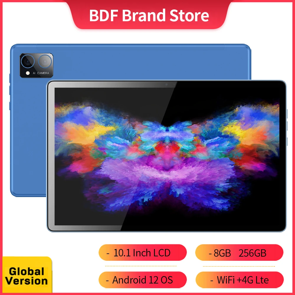 Original-BDF-Tablet-Pc-10-1-Inch-8GB-RAM-256GB-ROM-Android-12-Octa-Core ...