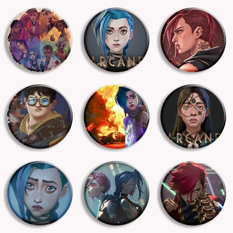 Game-League-of-Legendes-LOL-Arcane-Jinx-Soft-Button-Pins-Runaway-Loli-Brooch-Badge-Bag ...