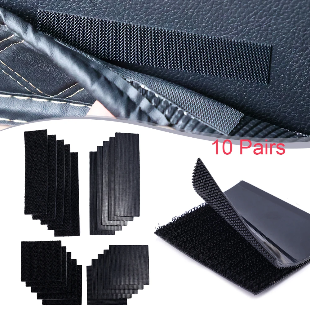 1-10pairs-Removable-Stickers-Strong-Self-Adhesive-Hook-Loop-Fastener ...