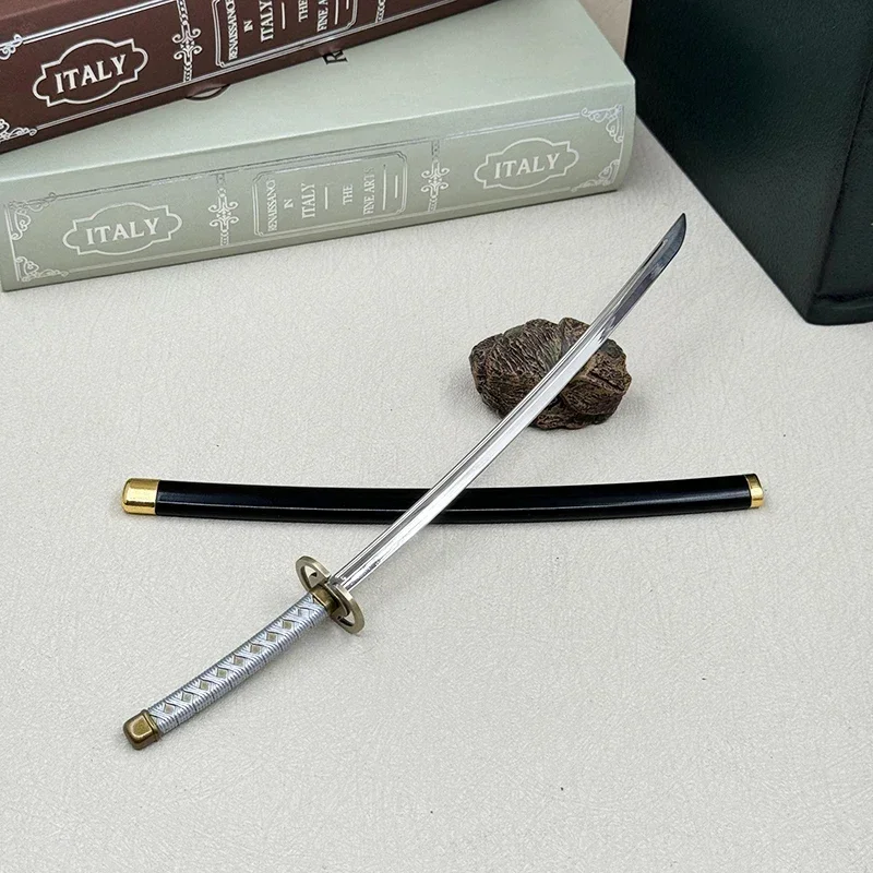 26cm-Bleach-Anime-Replica-Zanpakut-Shins-Katana-Metal-Weapon-Model-Gin ...
