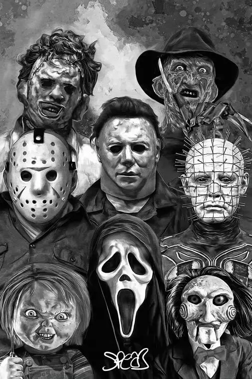 Scary Black And White Pictures