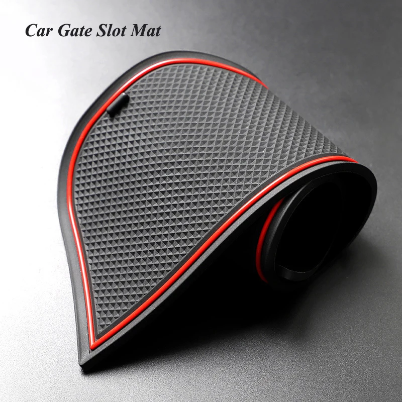 Anti-Slip Gate Slot Mat Rubber Coaster For MG 4 MG4 EV Non-Slip Mats ...