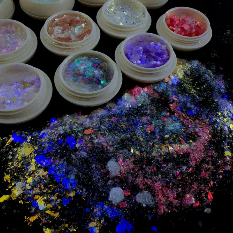 1box-Shiny-Mermaid-Opal-Powder-Nail-Glitter-Aurora-Chameleon-Yuki ...