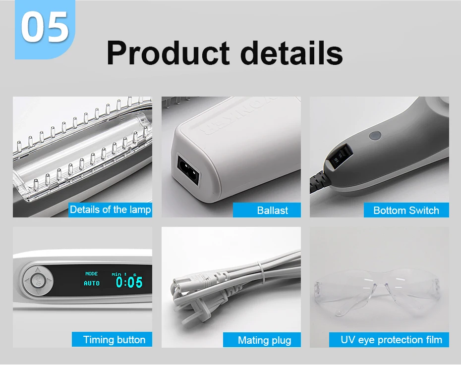 UVB Ultraviolet Phototherapy Instrument Vitiligo Treatment UV 311nm Is ...