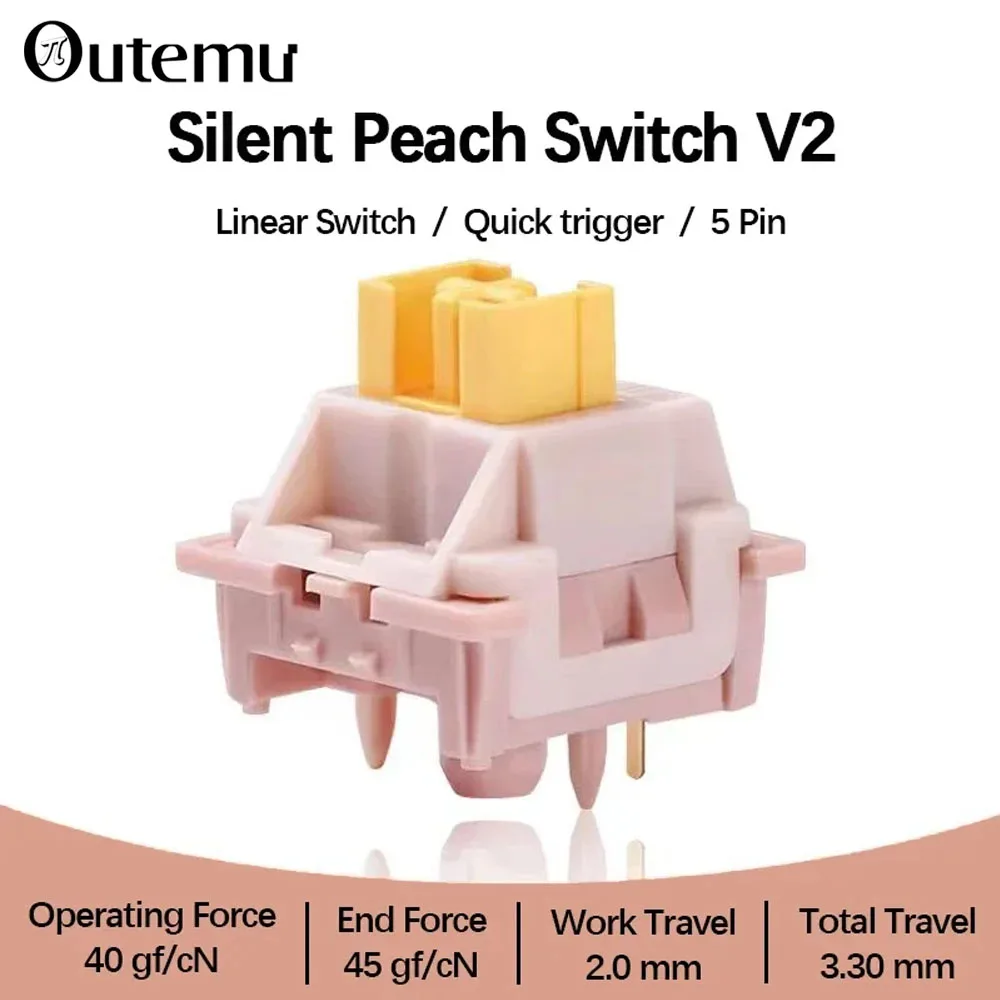 Outemu-Silent-Peach-Switch-V2-Switch-Lubed-Switches-For-Mechanical ...
