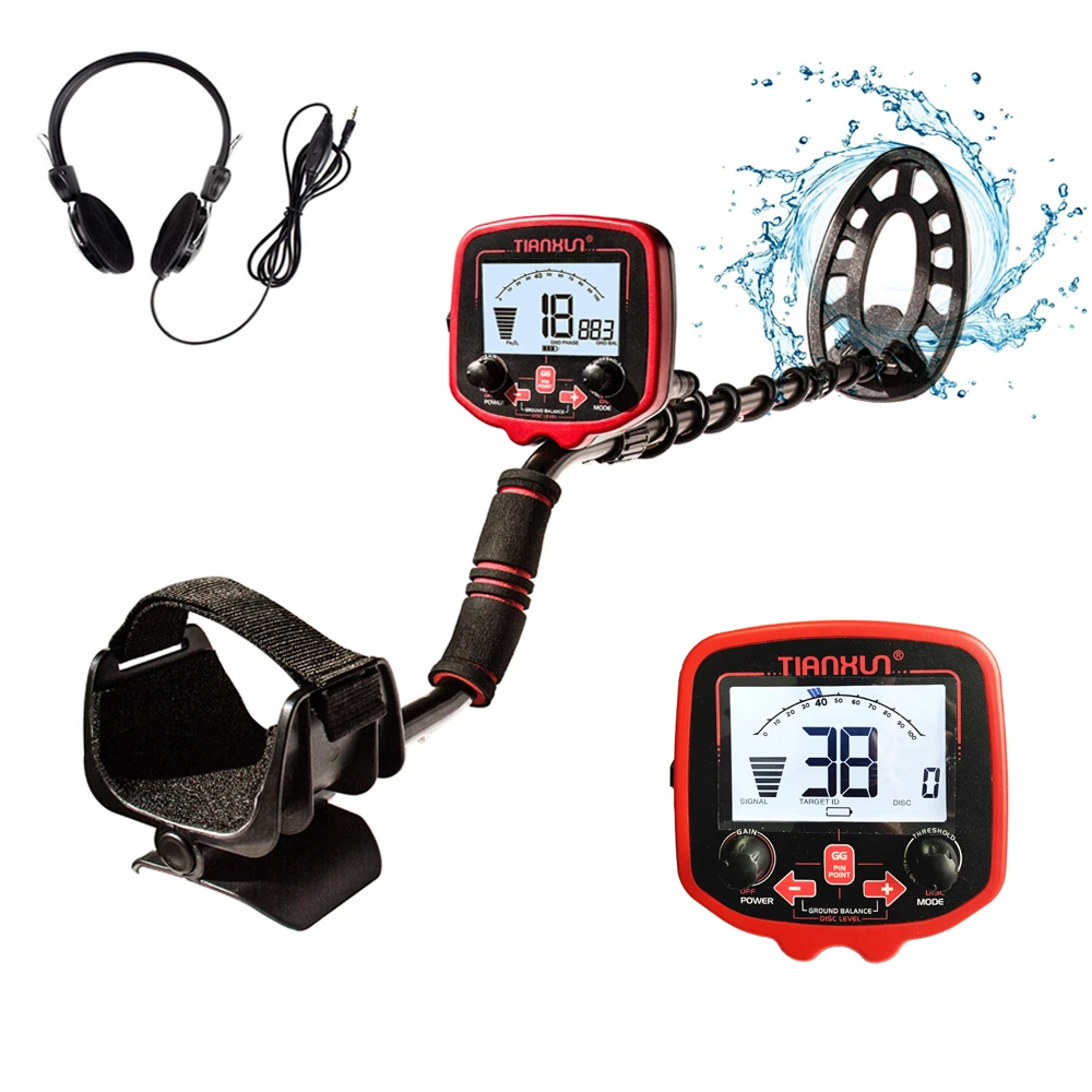 Professional Metal Detector TX850 Underground Depth 2.5m Search Finder ...