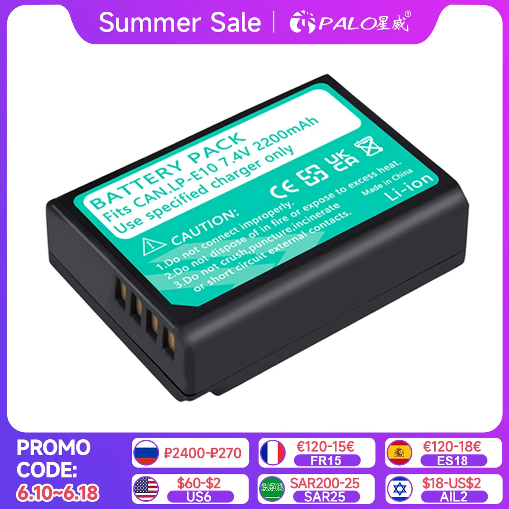 Lp E10 Batteries Canon 1200d Camera | Battery Lp E10 Canon 1300d ...