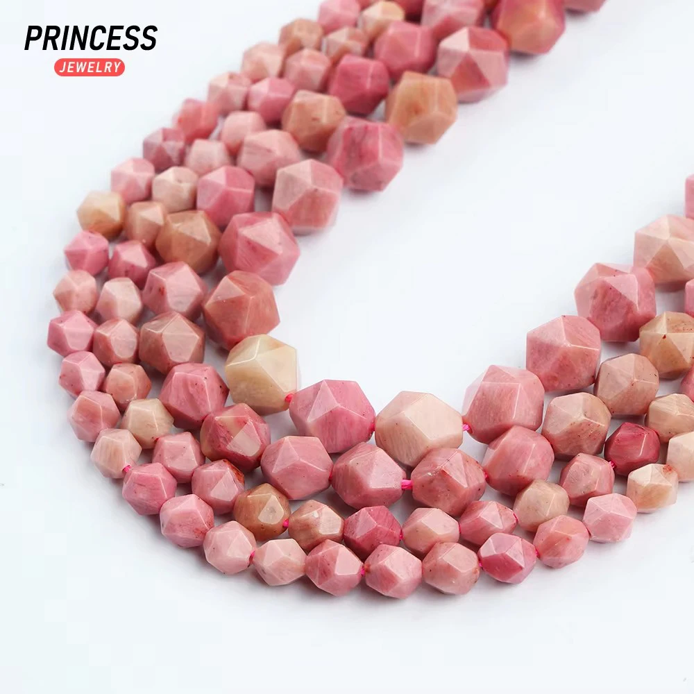 A-Natural-Red-Rhodonite-Diamond-Star-Faceted-Cut-6-8-10mm-Loose ...