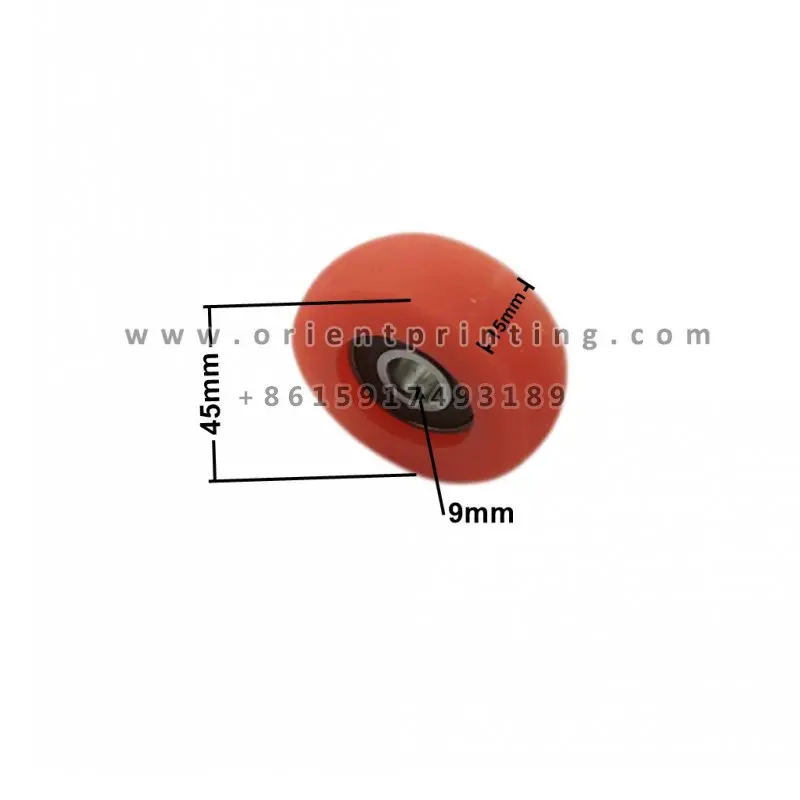 1Pc 45x15x9mm 60x15x9mm Feeder Rubber Wheel For Man Roland 300 R700 ...