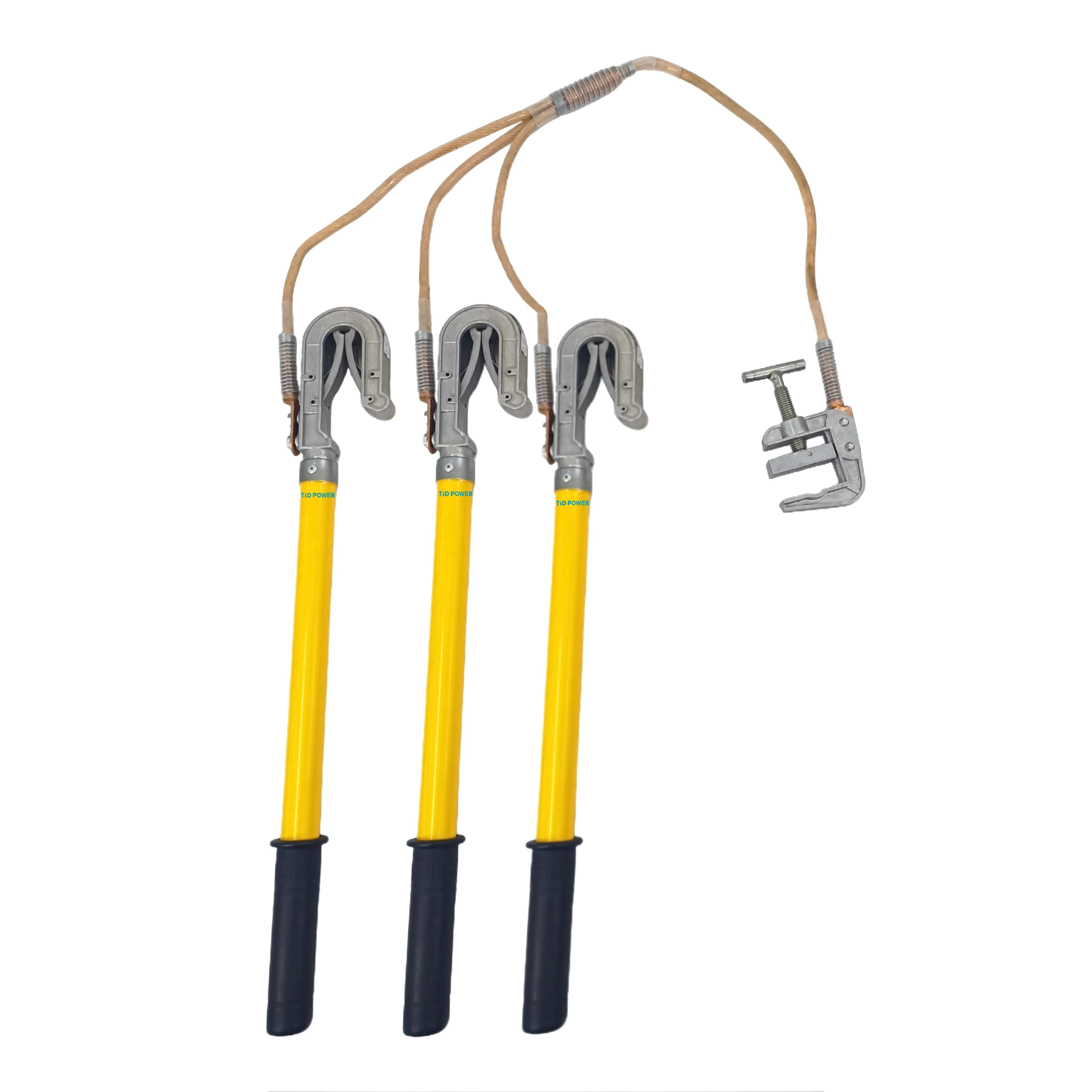 Safety protection Type Portable High Voltage Overhead Line Earthing Set ...
