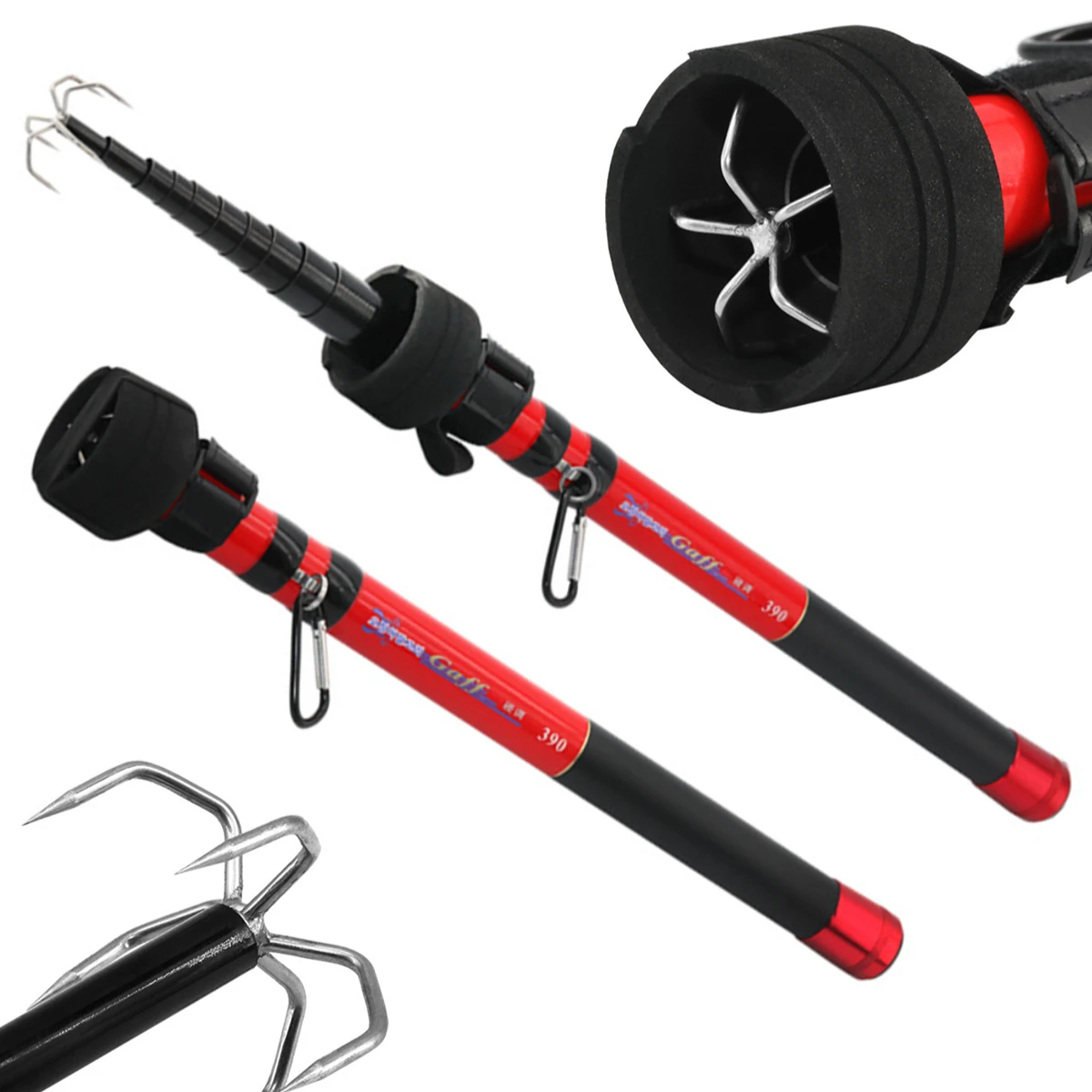 Gaff-Squid-Injector-Hook-R-tractable-Tackle-Outils-de-pr-vention-de-la ...