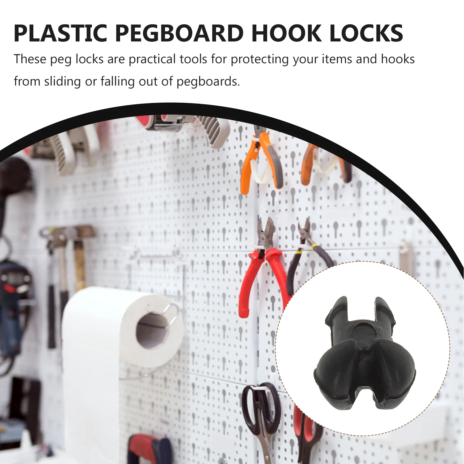 Pegboard Hook Retainers