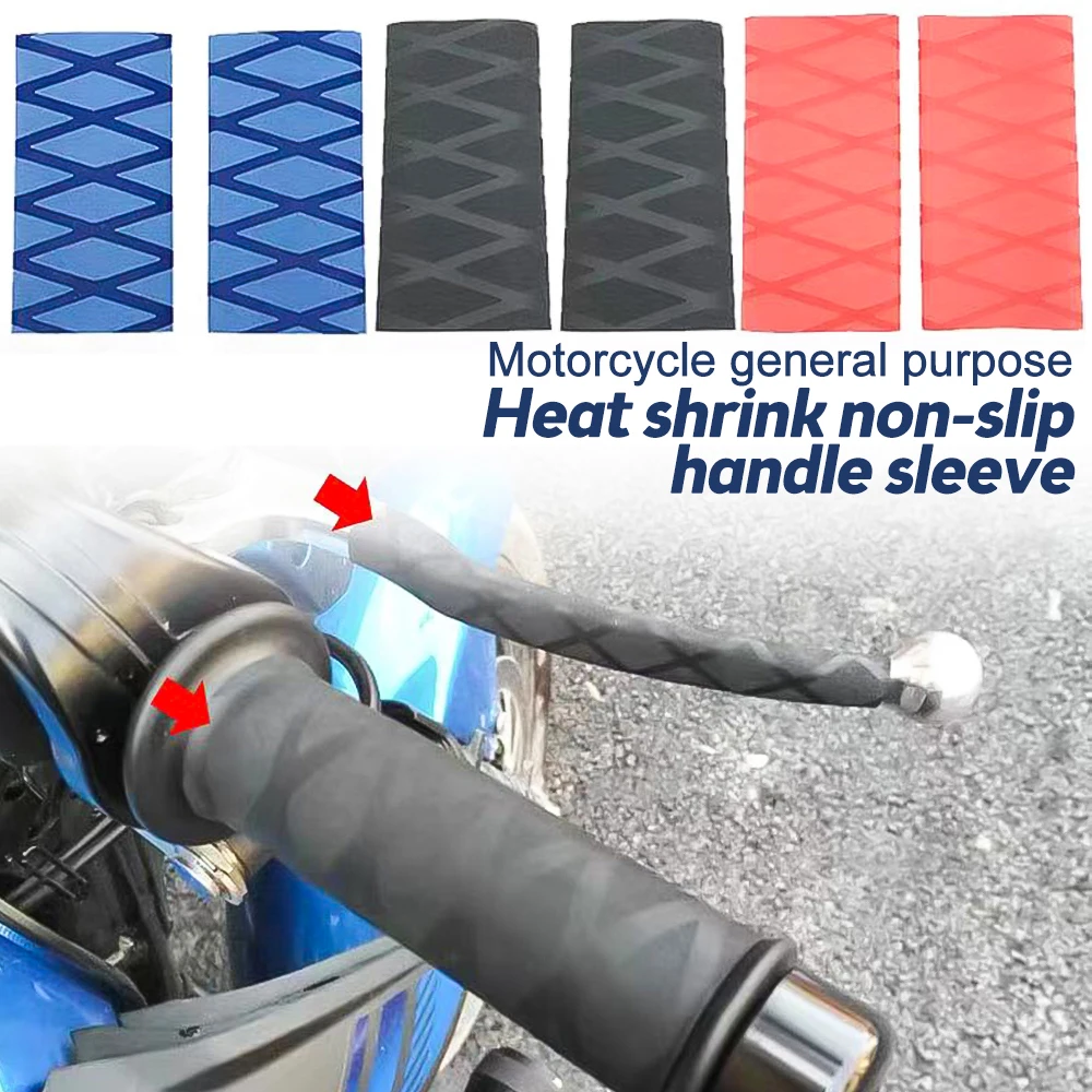 Motorcycle-Universal-Heat-Shrinkable-Grip-Cover-Non-slip-Rubber-Grip ...