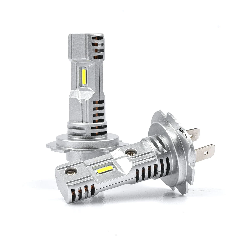 2PCS H7 Led Bulbs Car Headlights Super Bright High Low Beam 6500K White ...