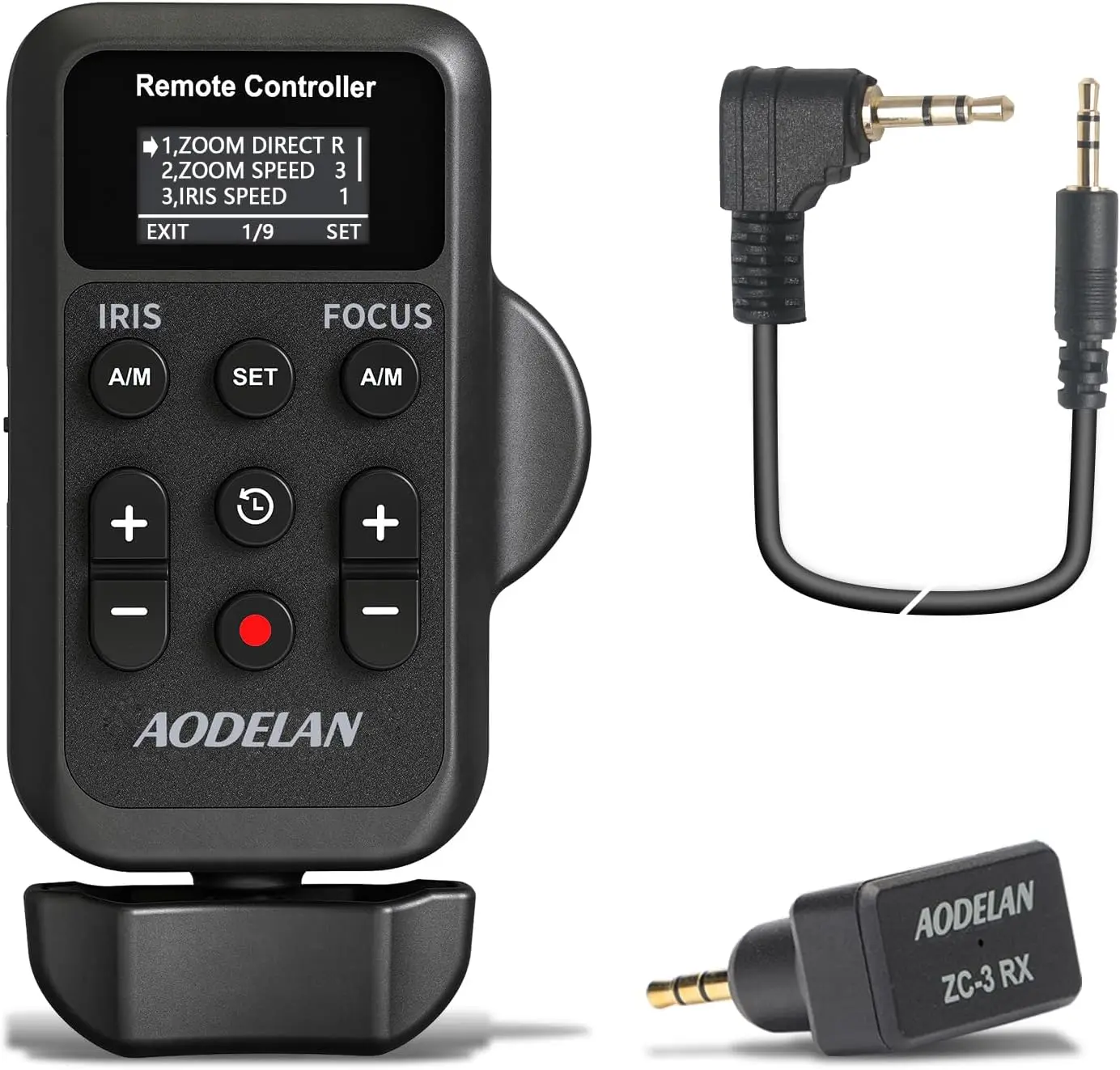 Updated Wireless Camcorder Remote Control Zoom Controller For Canon Sony Lens Zoom Focus IRIS ...