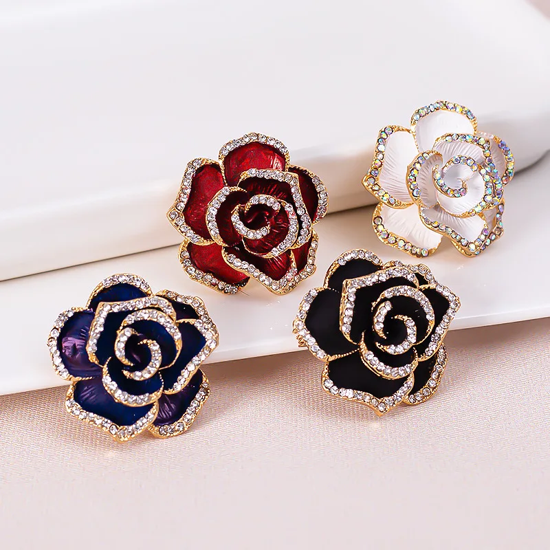 2024-New-camellia-brooch-with-sparking-rhinestone-metal-brooch-with ...