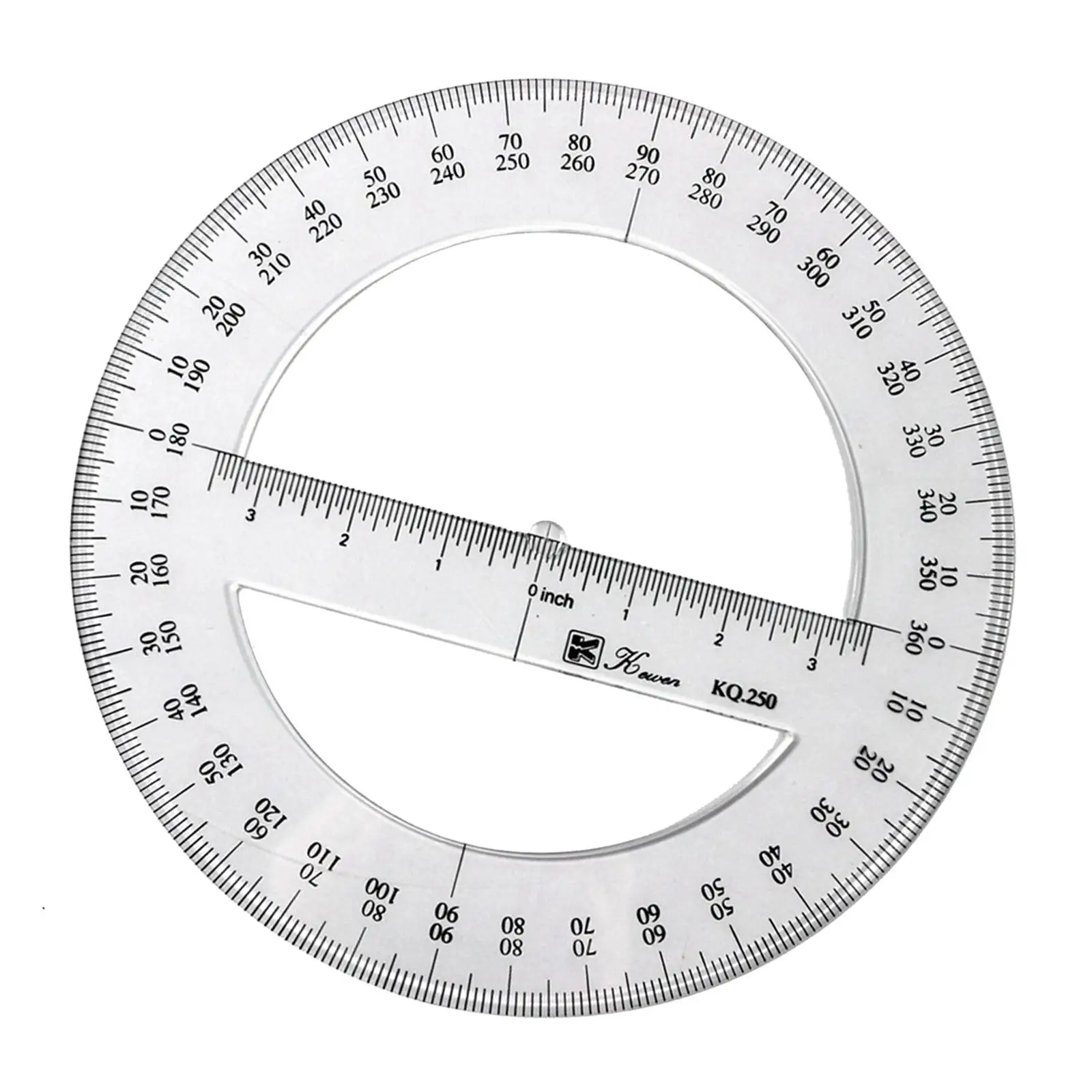 Protractor Template Transparent