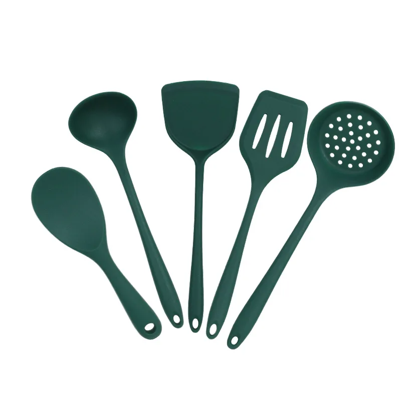 Silicone-Kitchen-Cooking-Tools-Utensils-Spatulas-Soup-Spoons-Shovels ...