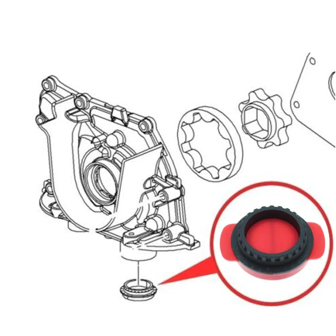 Junta de vedação de sucção de bomba de óleo para vauxhall opel fiat ...