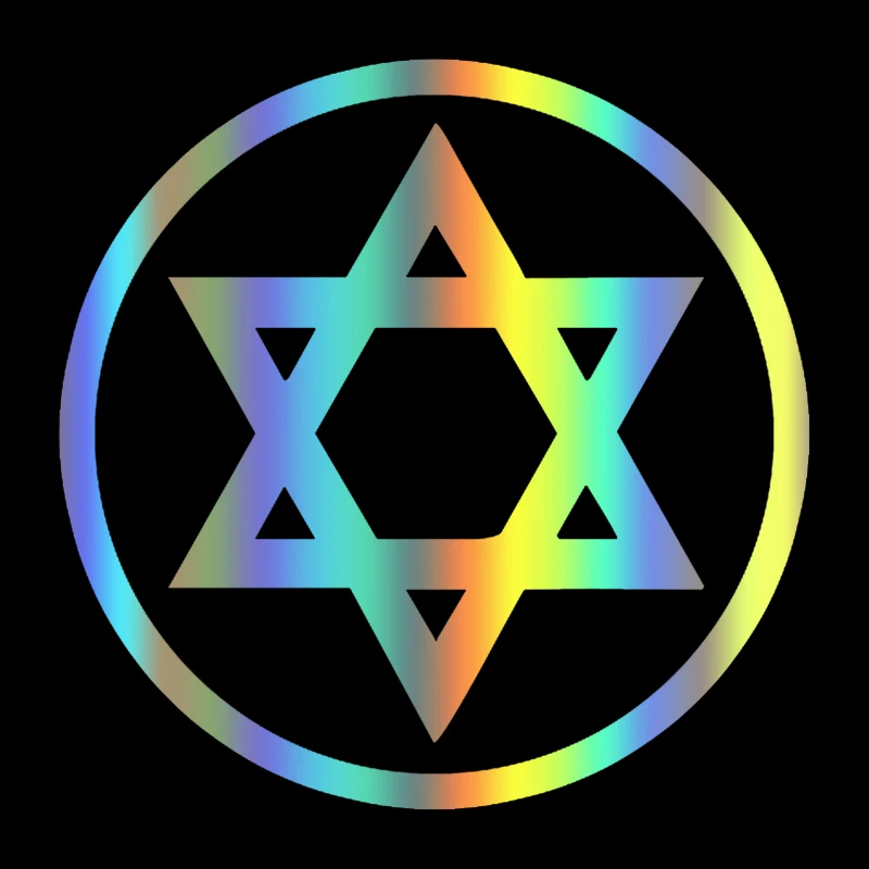 Car-Sticker-Die-cut-Vinyl-Decal-Magen-David-Star-Israel-Car-Sticker ...
