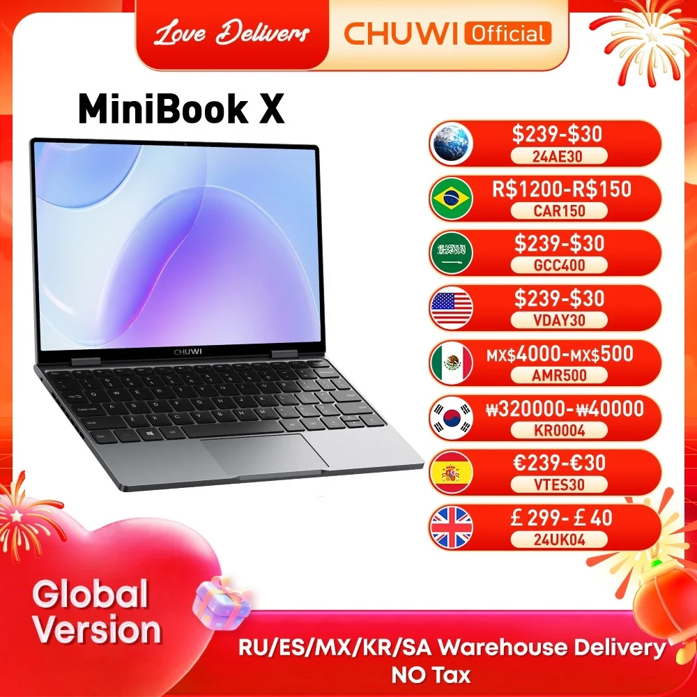 CHUWI-MiniBook-X-tableta-port-til-2-en-1-12GB-LPDDR5-SSD-de-512G-Intel ...
