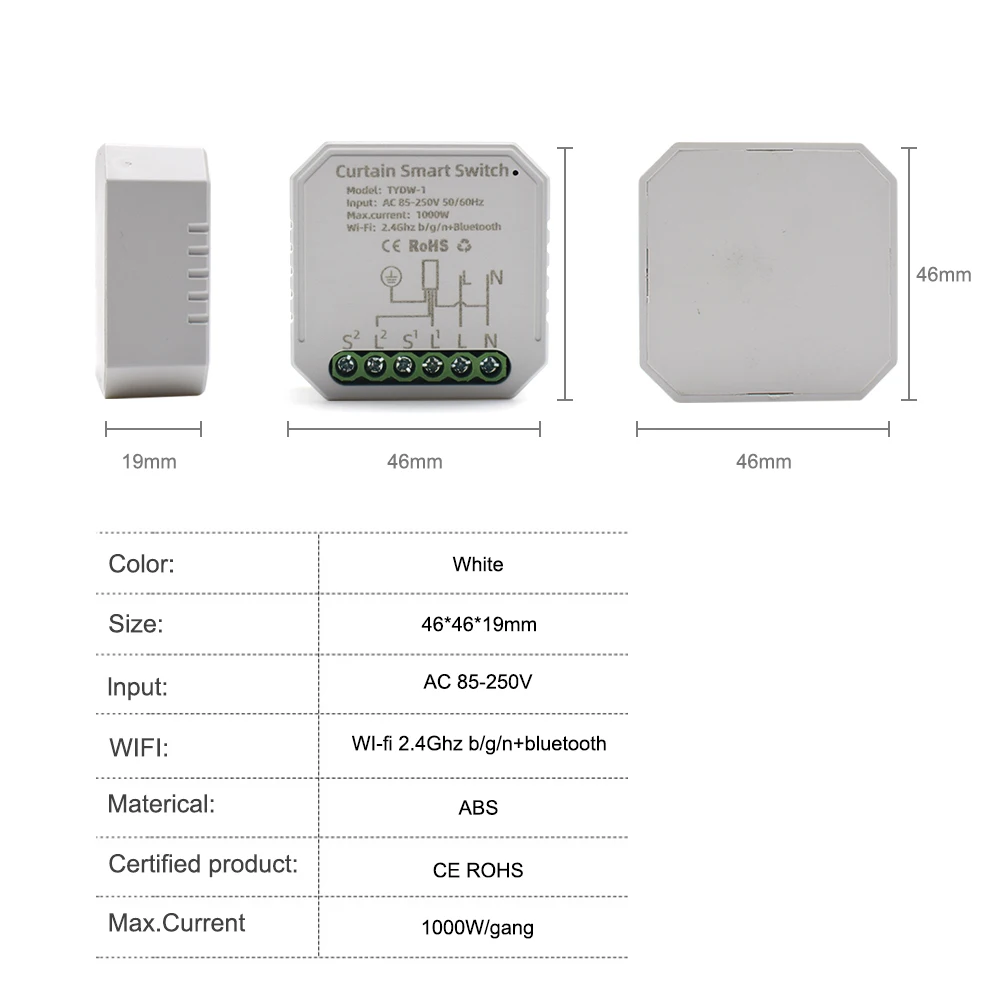 SMG-E0902-Tuya-Control-Switch-Smart-Home-Switch-Smart-Module-WiFi ...