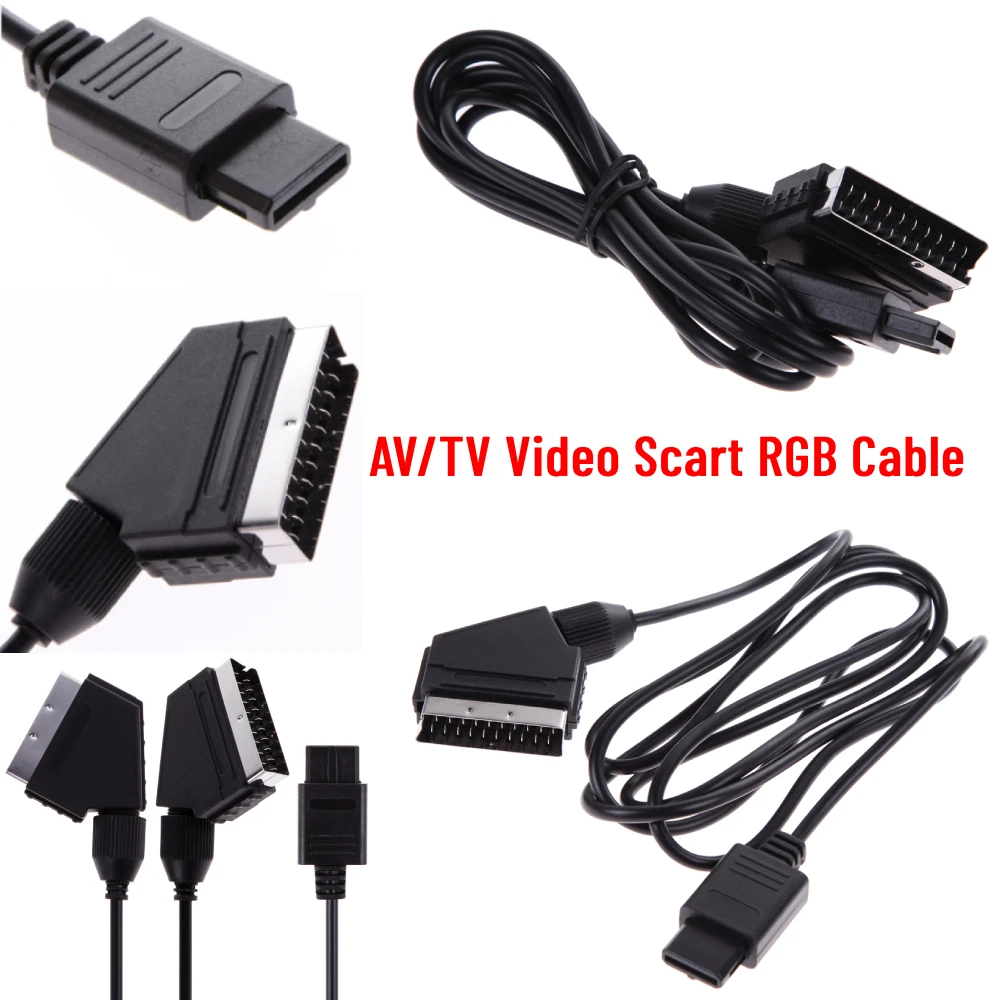Cable-de-v-deo-est-reo-para-consola-Nintendo-Gamecube-y-SNES-N64 ...