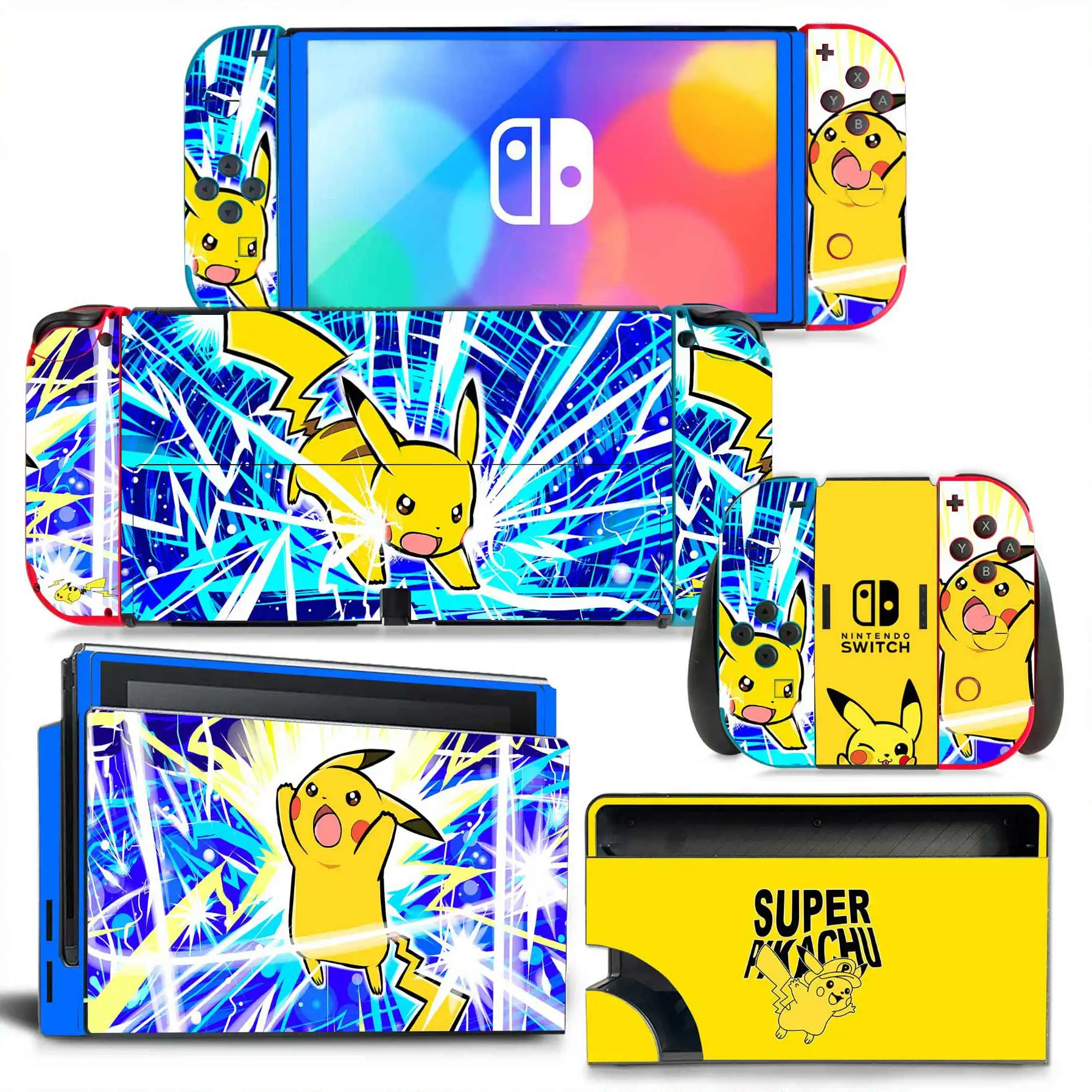 Pokemon Switch Vinyl Stickers | Stickers Switch Oled Pokemon - Cover ...