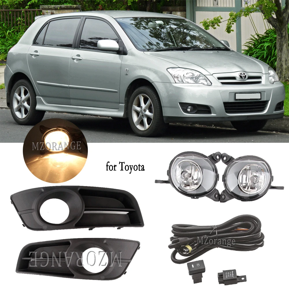 Fog Lights LED for Toyota Corolla 2004 2005 2006 European version Fog ...