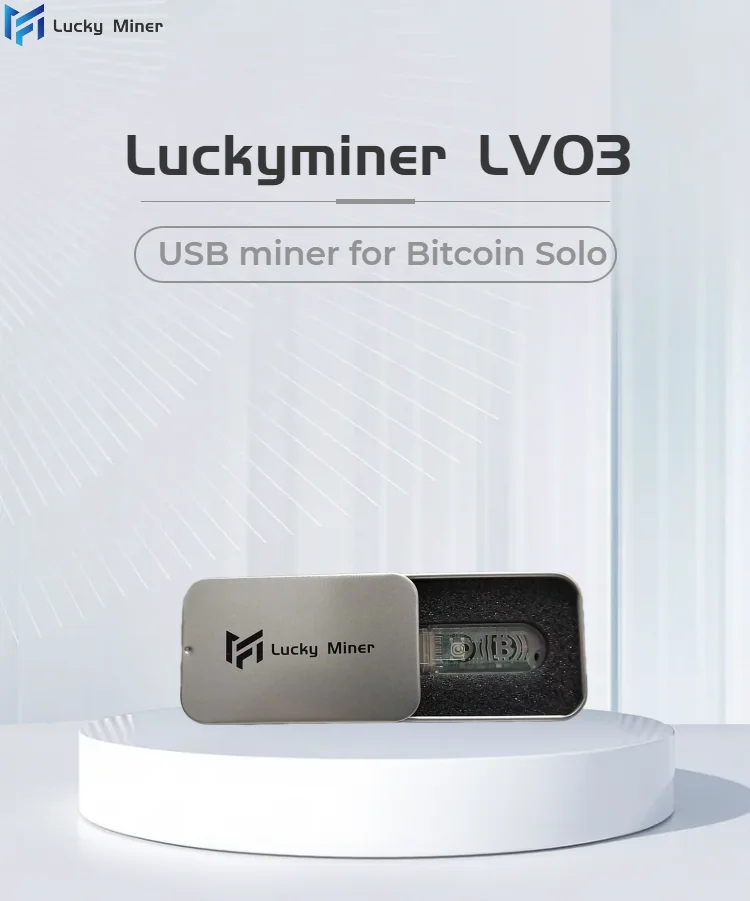 Lucky miner v3 silent miner machine usb mining machine LV03 74KH/S mini ...