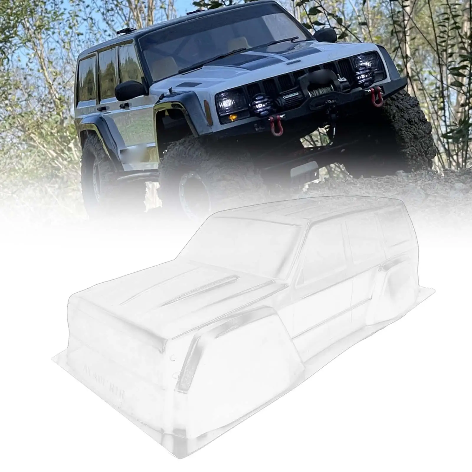 Transparent-Clear-Body-Shell-313mm-Wheelbase-RC-Clear-Body-RC-Car-Shell ...