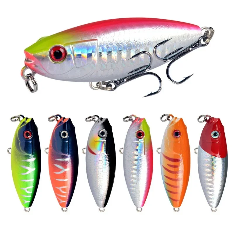 Topwater-Floating-Pencil-Fishing-Lure-Artificial-Bait-Sub-Surface-Dying ...