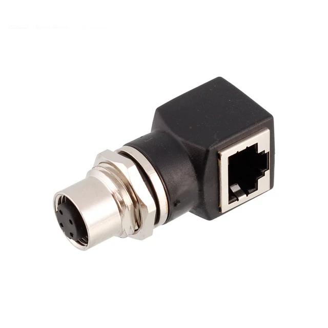 M12 To Rj45 Bulkhead Connector Classic Styles | www.pinnaxis.com