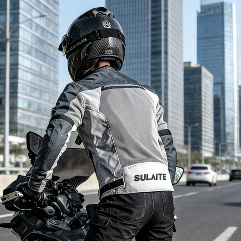 Summer Breathable Mesh Motorcycle Riding Jacket Unisex Moto Racing ...