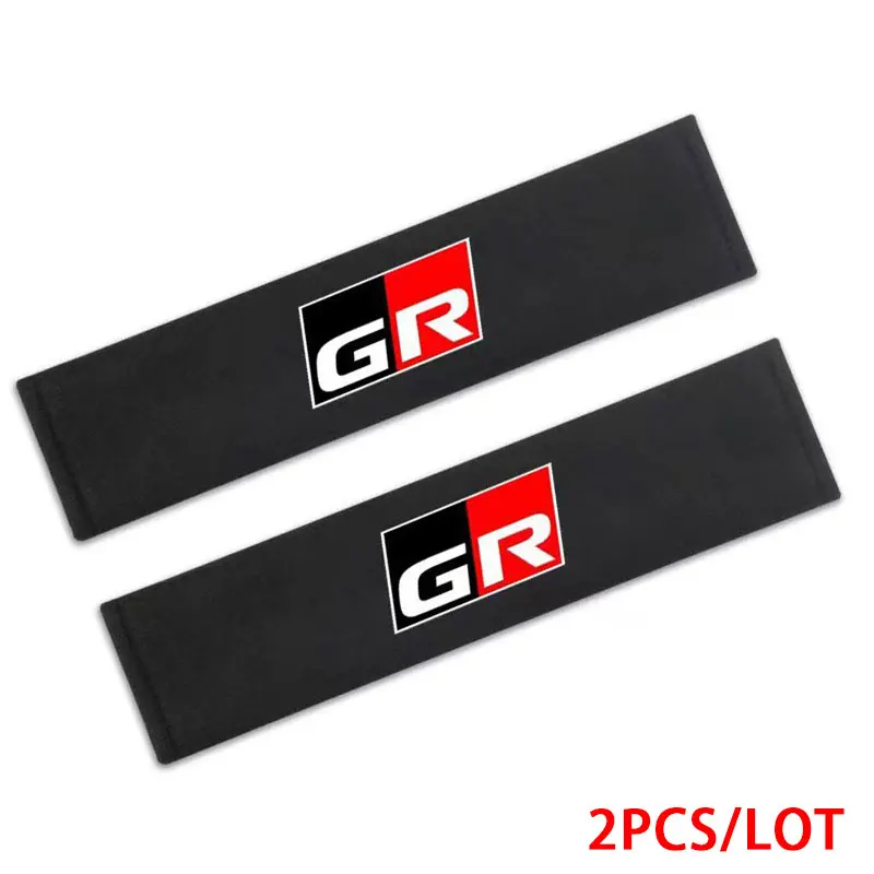 2PCS Universal Car Interior Accessories Auto Seat Belt Cover Shoulder ...
