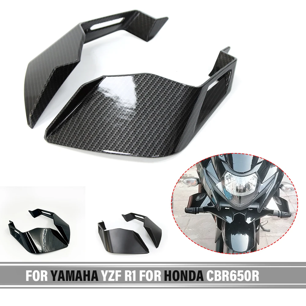 Universal Downforce Racing Spoiler Aero Winglets For YAMAHA YZF R1 For ...