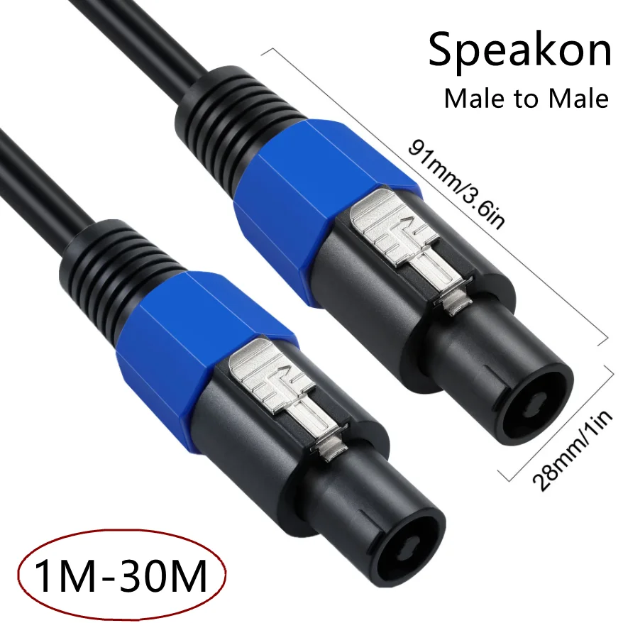 30m-25m-15m-10m-5m-3m-Speakon-Male-to-Speakon-Male-Cables-Professional ...