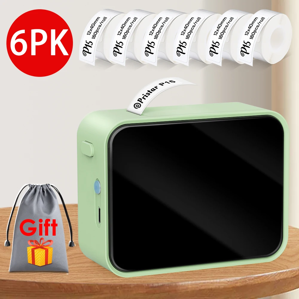 Mini-Thermal-Label-Maker-P15-Wireless-Bluetooth-Label-Printer-Similar ...